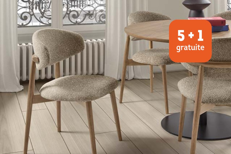 CHAISE LUZT NATURAL • Meubles Belot à Soignies
