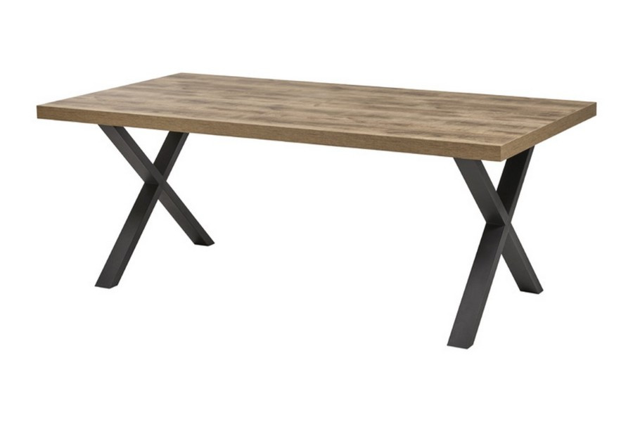 TABLE OTTO 170CM PIEDS X • Meubles Belot à Soignies