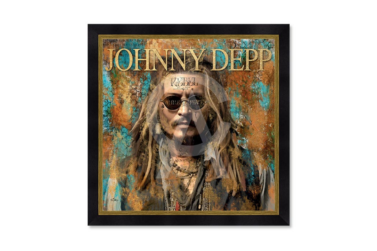 TABLEAU ROMARIC - JOHNY DEPP • Meubles Belot à Soignies