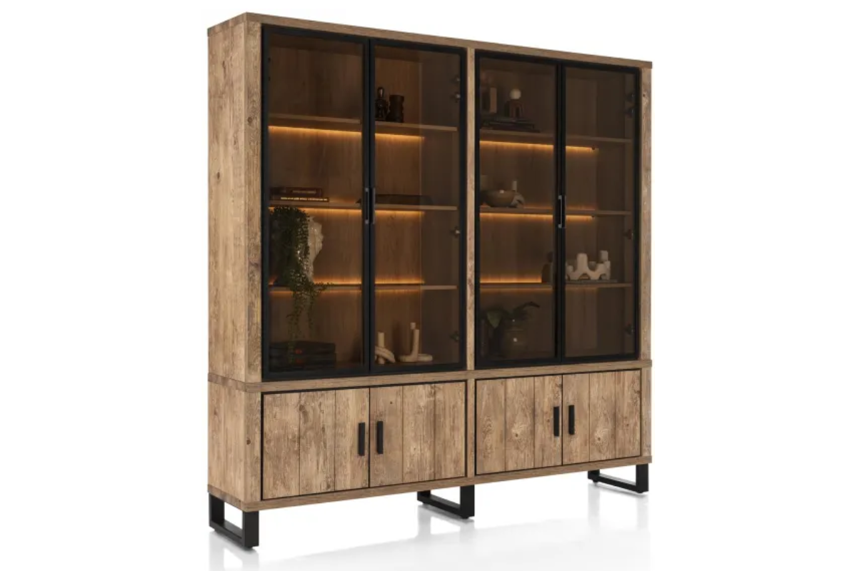 VITRINE PAVAROTTI 210CM • Meubles Belot à Soignies